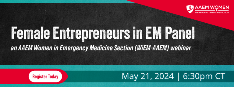 WiEM-AAEM Webinar: Female Entrepreneurs in EM Panel - AAEM